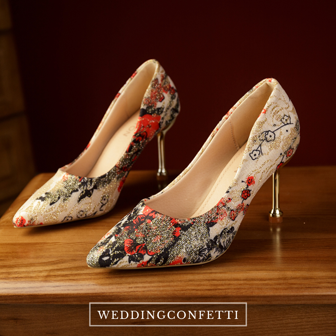 The Chinoise Heels (Available in 3 Colours) – WeddingConfetti
